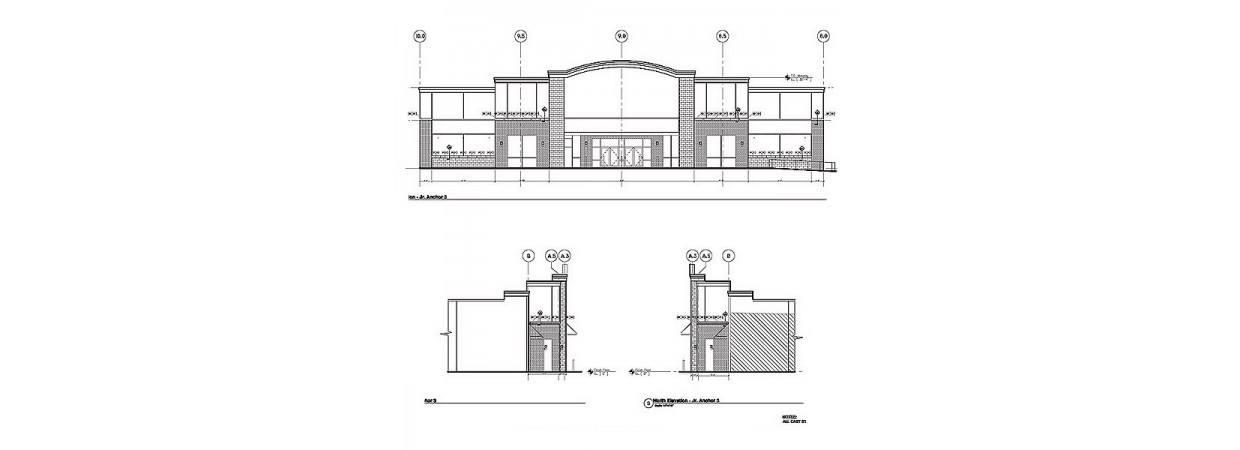 Cast Stone Shop Drawings with cut tickets & setting drawings