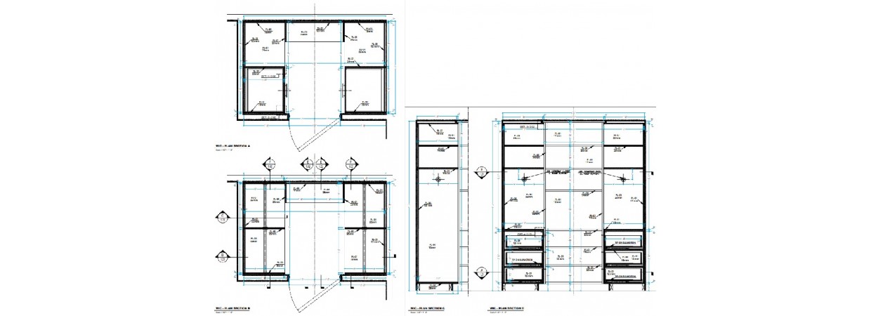 Kitchen Cabinets Shop Drawings
