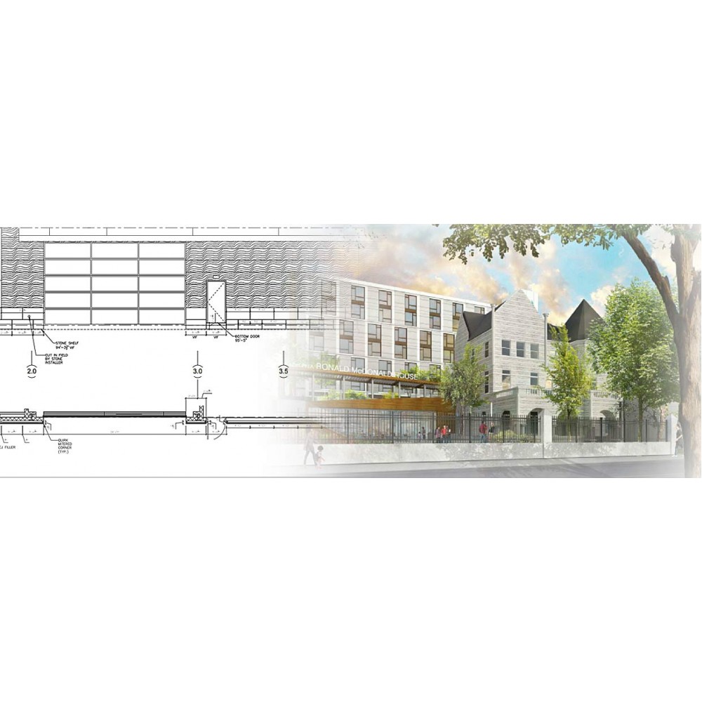 Bluestone Panels Shop Drawings For New Construction Project