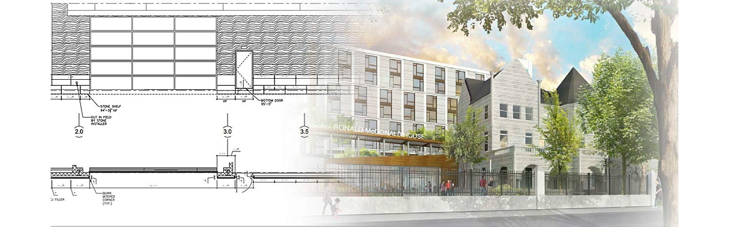 Bluestone Panels Shop Drawings For New Construction Project