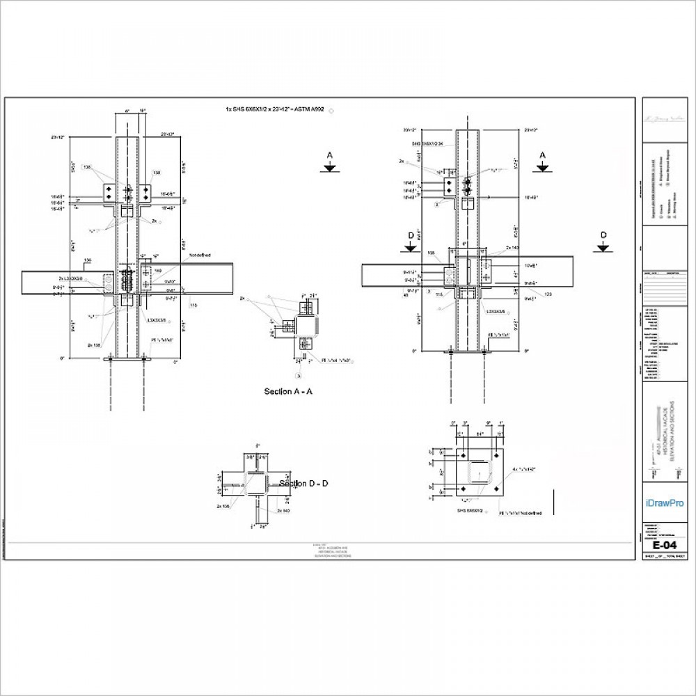 Structural Steel Shop Drawing Symbols