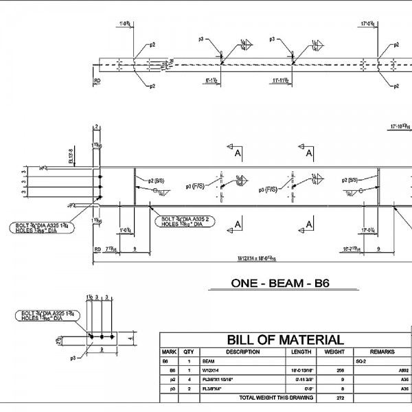 Structural Steel Shop Drawing Symbols