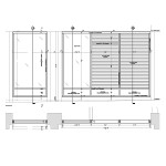 I need PDF arch drawings converted to CAD to scale