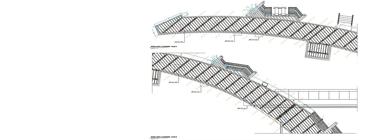 Shop drawings for the wood decking and cladding for waterfront ...