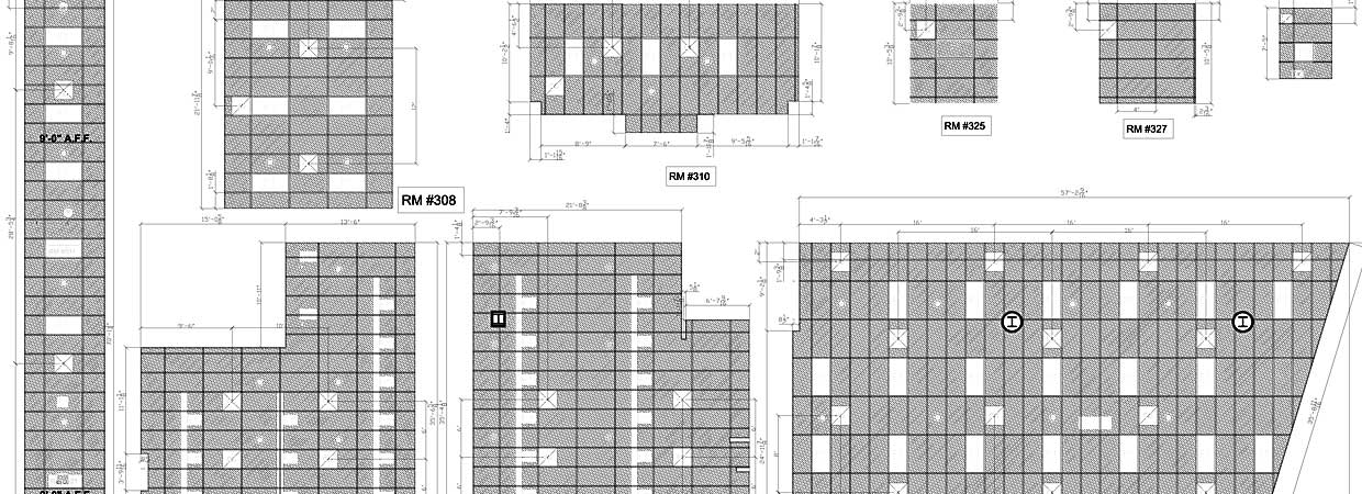 ACT Ceiling Shop Drawings